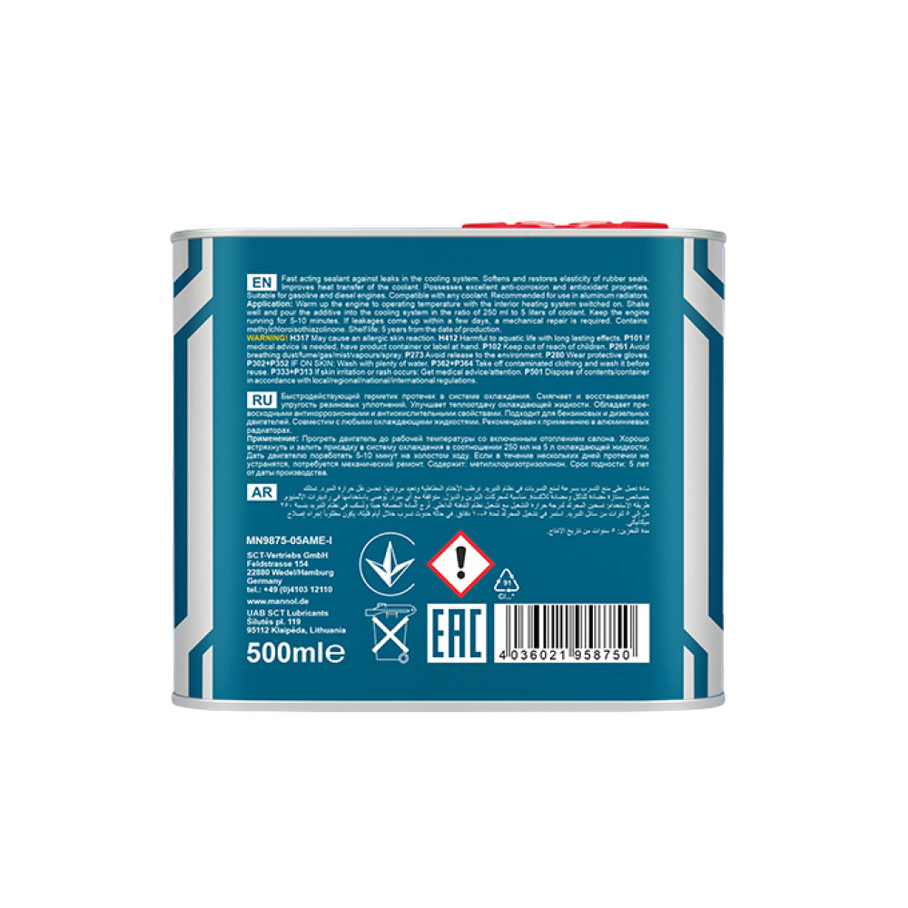 MANNOL 9875 hűtőberendezés "GYORS JAVÍTÓ" 500ml