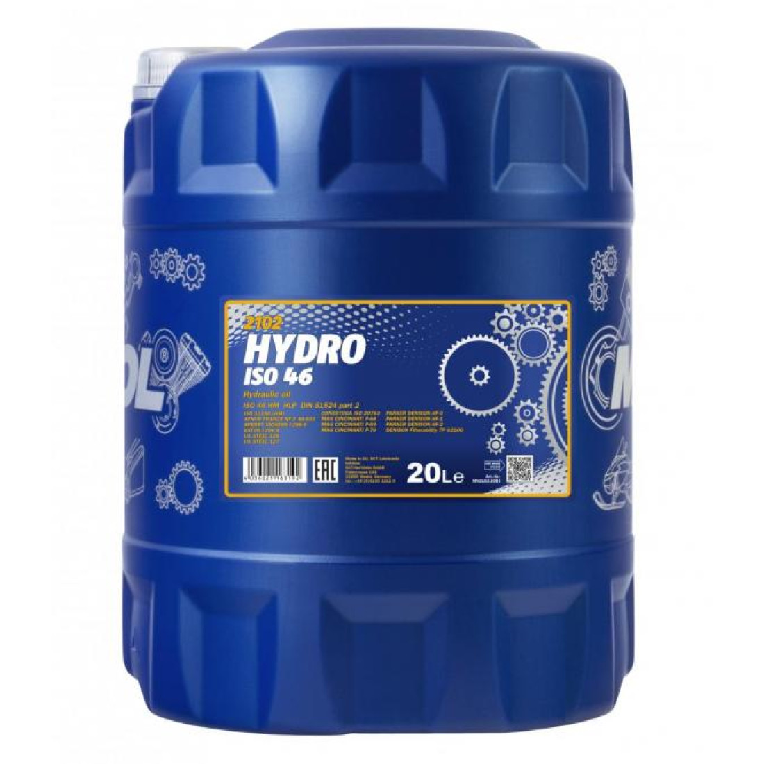 MANNOL 2102 Hydro ISO 46 20 Liter