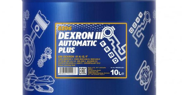 Mannol 8206-20- Dexron III Automatic Plus automataváltó-olaj, piros 10 ...