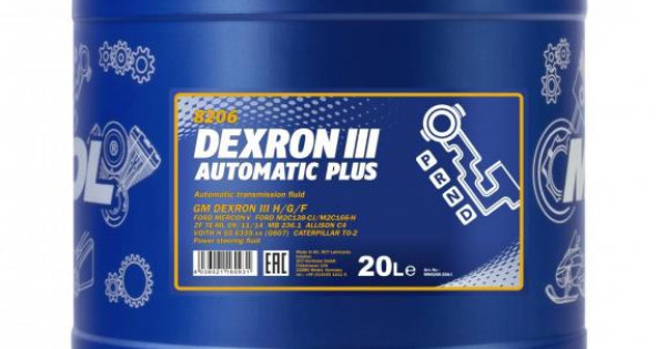 Mannol 8206-20- Dexron III Automatic Plus automataváltó-olaj, piros 20 ...